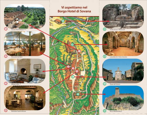 Sovana ancient Etruscan city in Tuscan Maremma